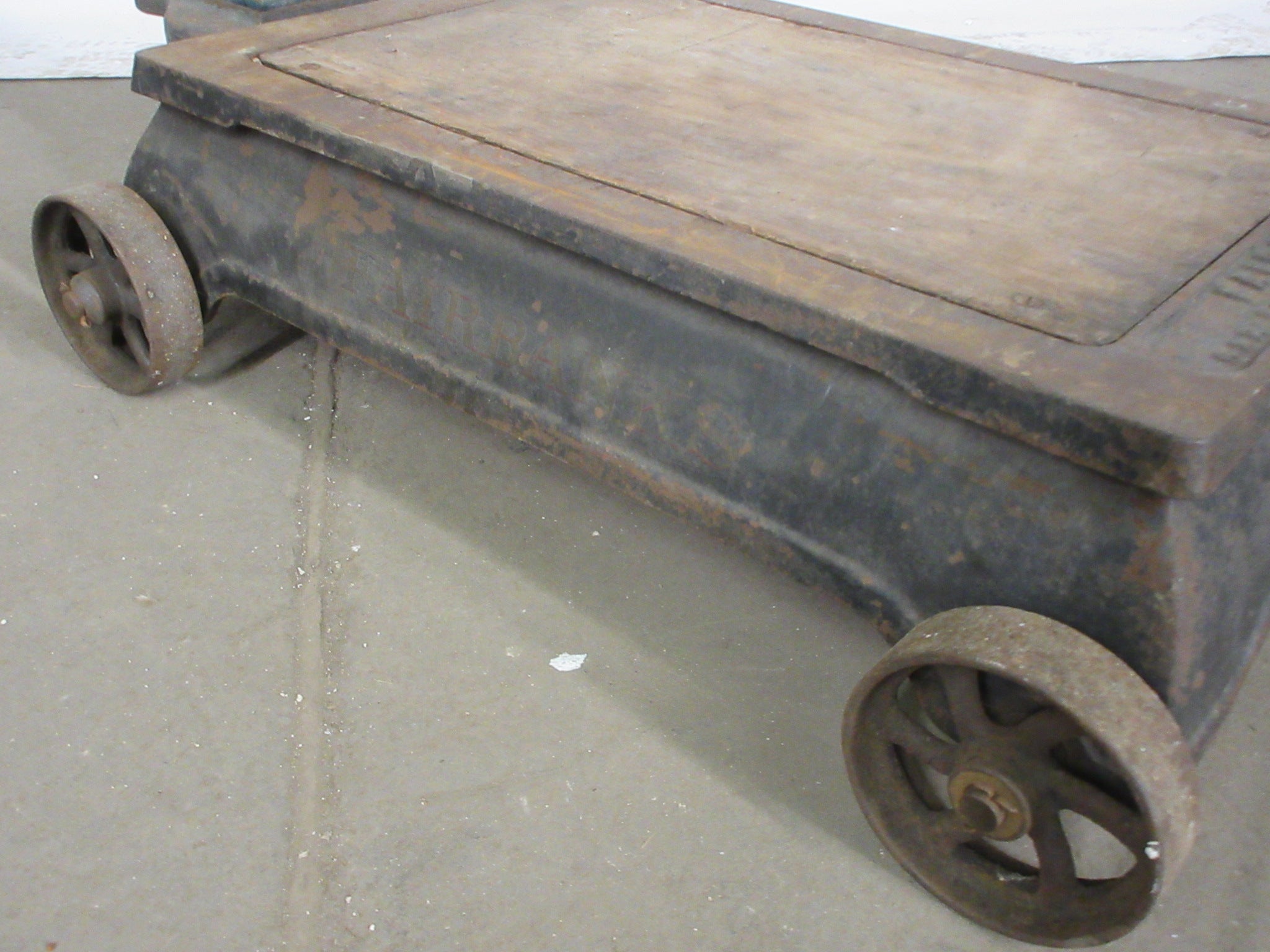 Antique Wheeled Fairbanks Platform Scale – Rebuilders Xchange