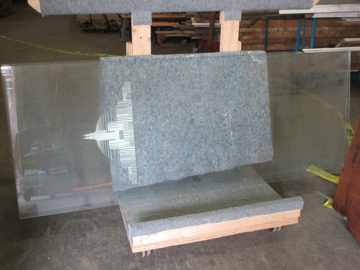 Glass Pane with Terminal Tower Outline – Rebuilders Xchange