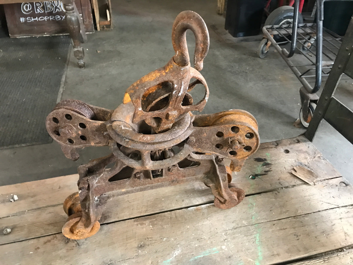 Vintage Cast Iron Hay Trolley – Rebuilders Xchange