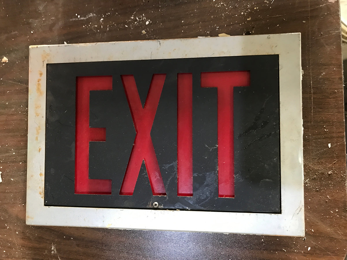 Exit Sign Faceplate – Rebuilders Xchange