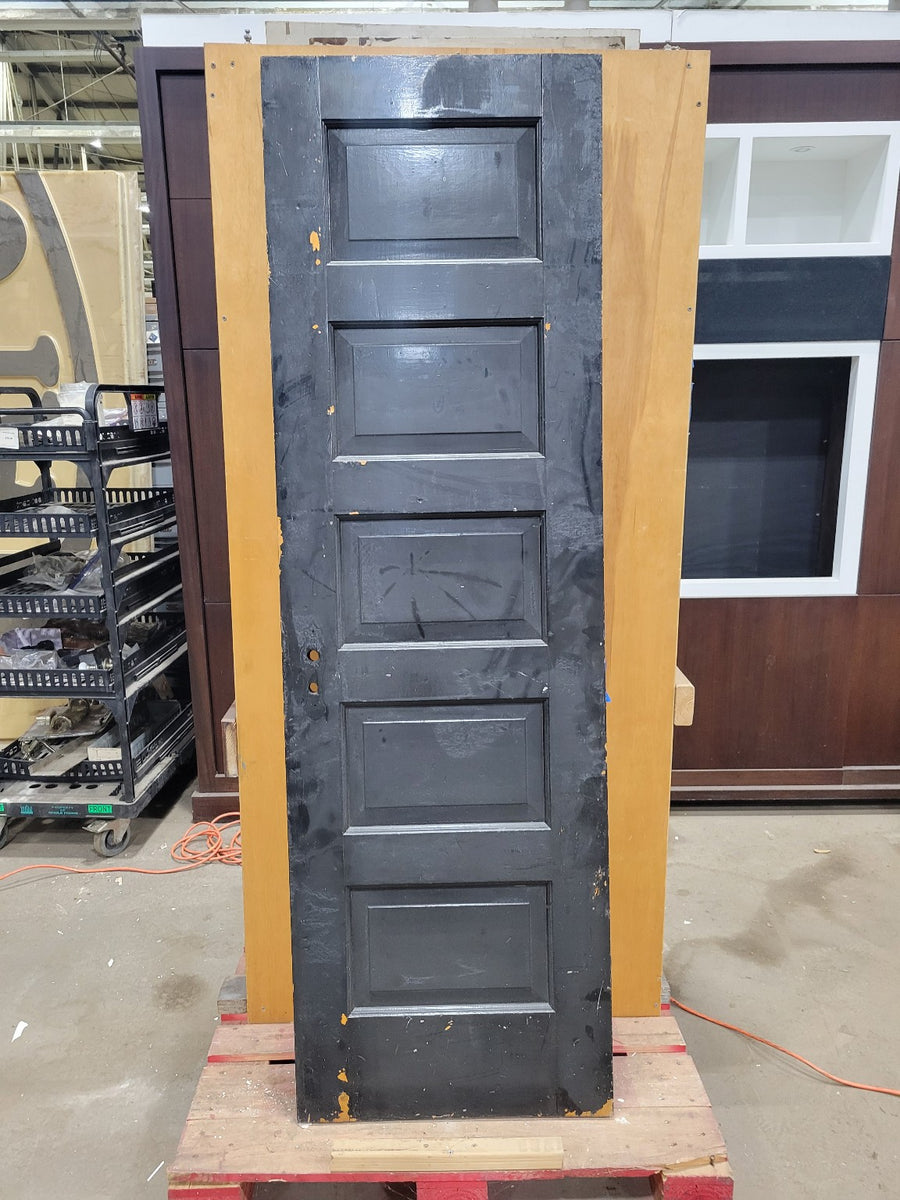 Vintage 5-Panel Wood Door – Rebuilders Xchange