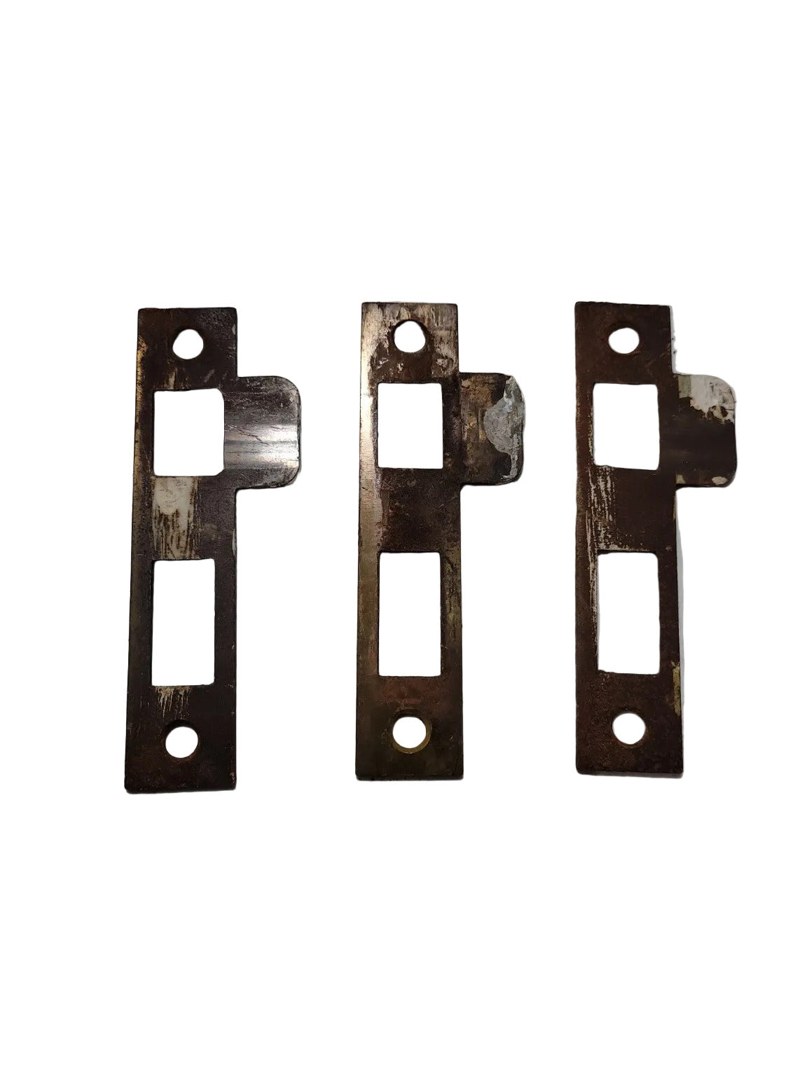 Set of 3 Strike Plates – 4⅞" L x 1" W – Rebuilders Xchange